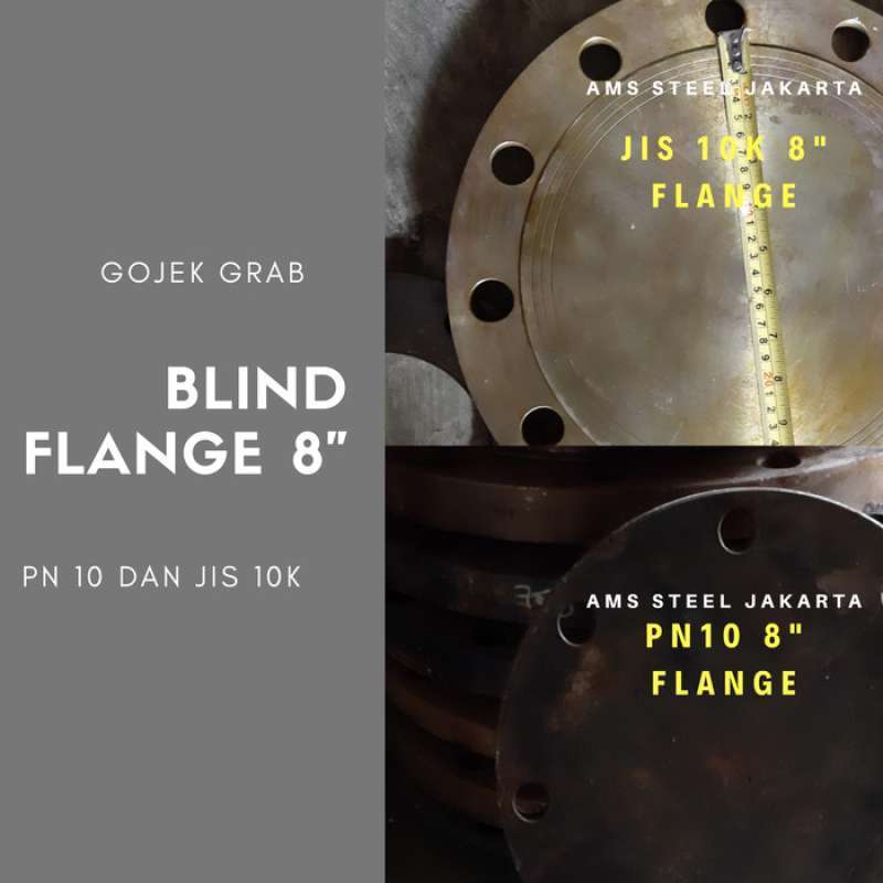 Promo * 8 INCH FLANGE BUTA LAS BESI CARBONSTEEL Diskon 33% di Seller ...