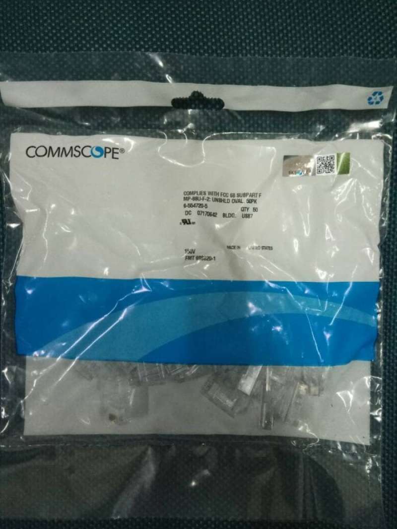 Promo Amp Connector Rj45 Cat5E Original Diskon 17% di Seller Mahanani ...