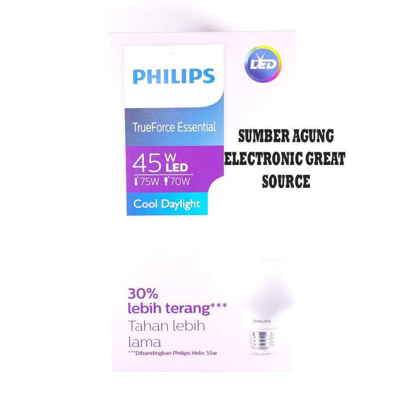 Jual Philips TrueForce Essential 45W Seperti 75W LED Kapsul Cool ...