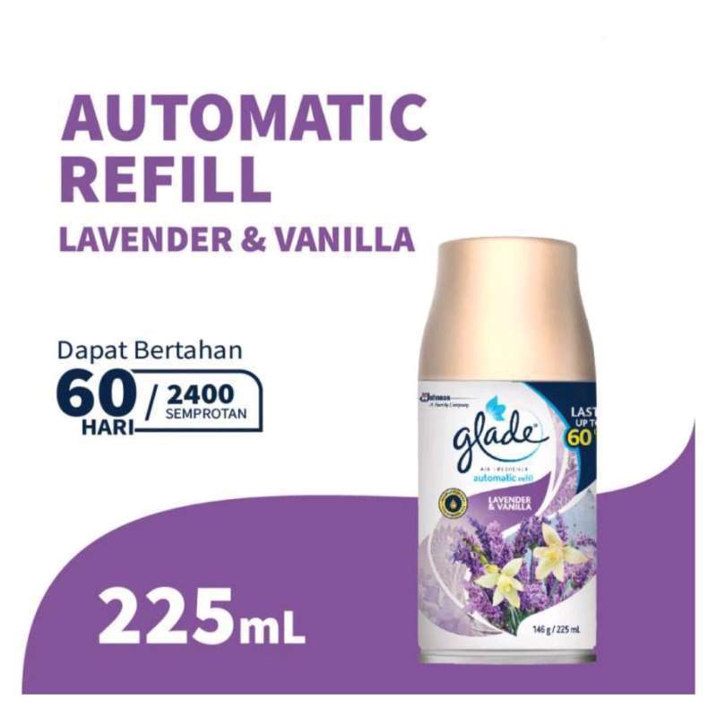 Jual Glade Automatic Spray Refill Lavender & Vanilla Pengharum Ruangan [225 Ml] Di Seller Dede ...
