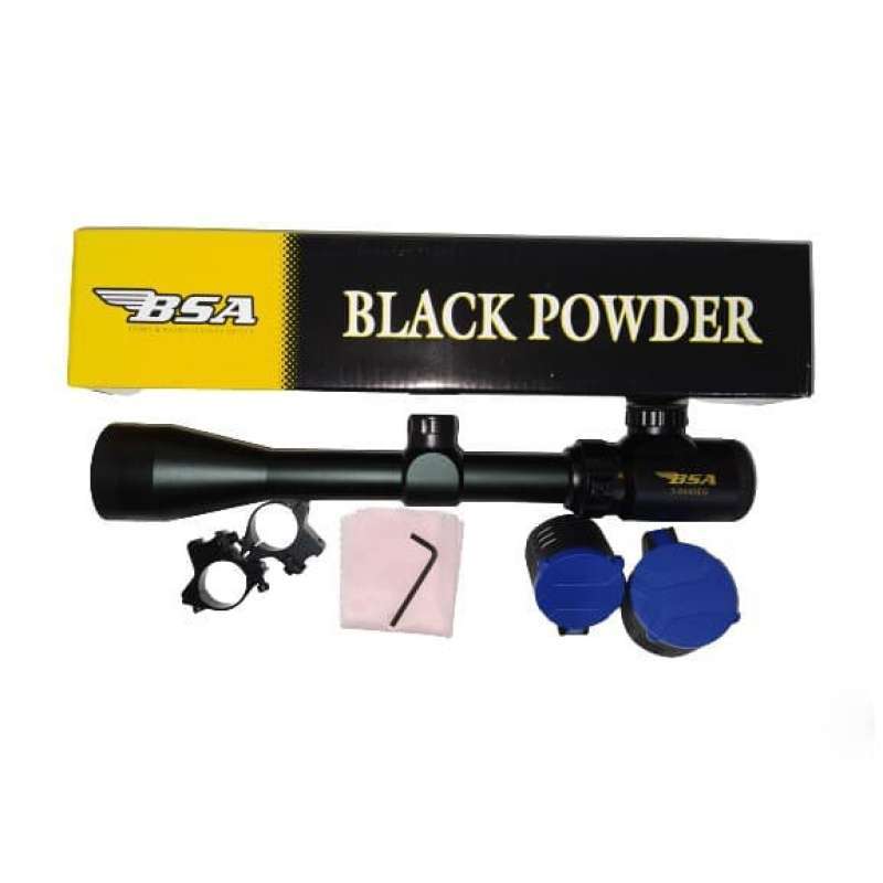 Jual Teleskop Bsa Black Powder 3-9X40 Eg Tutup Flip Flop Lampu Rgb Kode ...