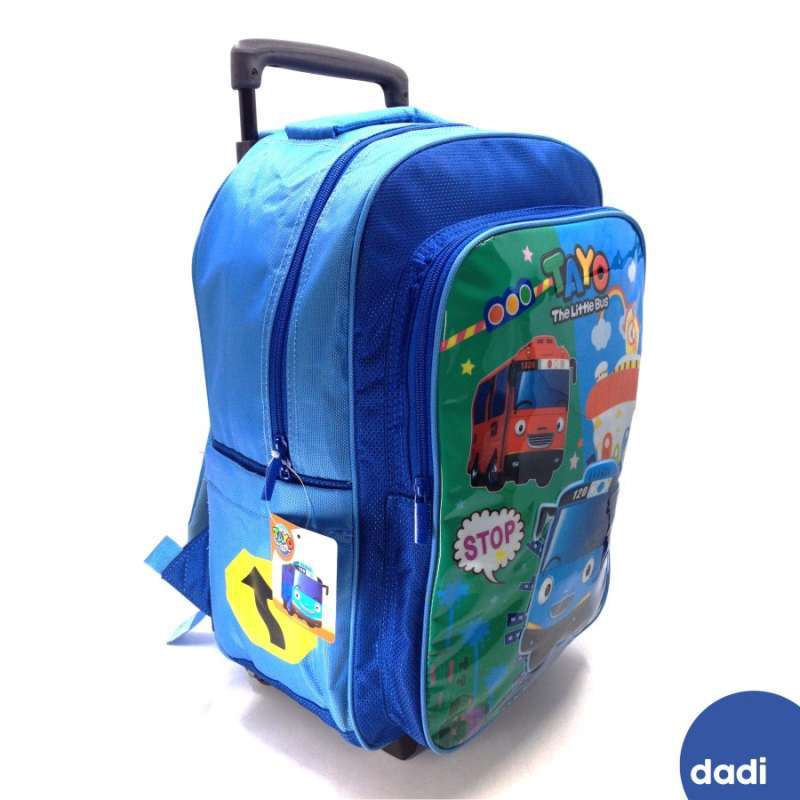 Jual Tas Troli Anak Tayo The Little Bus Kids Trolley Backpack Ransel Di ...