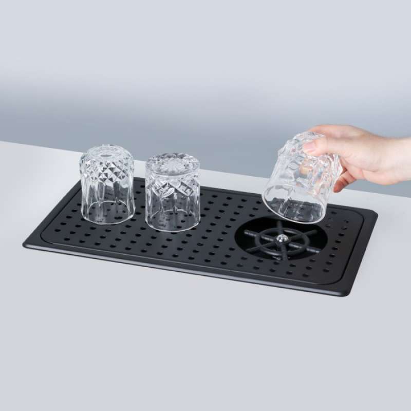 Promo Jug Rinser With Drip Tray Stainless 42.5cm Glass Rinser Gelas Bar ...