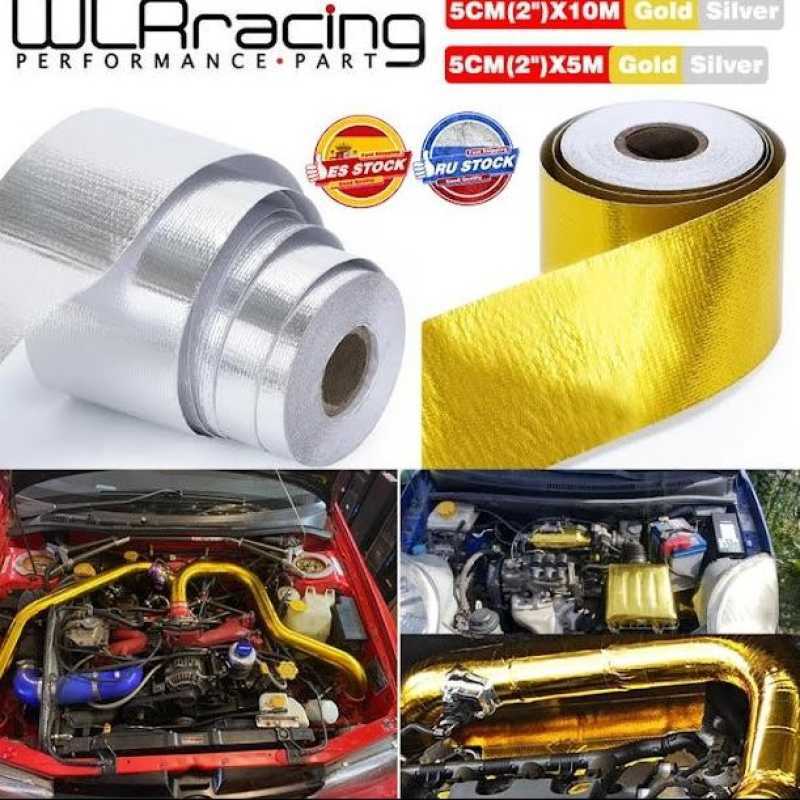Promo Lakban Tahan Panas Mesin Mobil - Gold Intake Heat Tape Exhaust ...