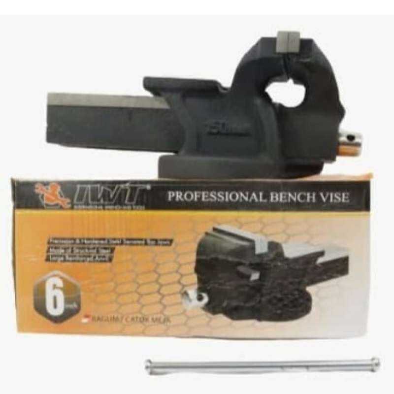 Promo IWT Japan Ragum Besi Catok Meja 6 inch / Bench Vise 6 Tekiro ...