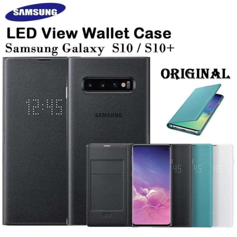 Jual SAMSUNG GALAXY S10 LED VIEW FLIP COVER ORIGINAL HARD CASE di ...