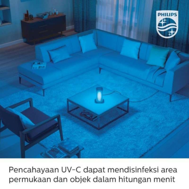 Promo LAMPU UVC PHILIPS ALAT LAMPU DISINFEKSI RUANGAN UV-C BAKTERI ...