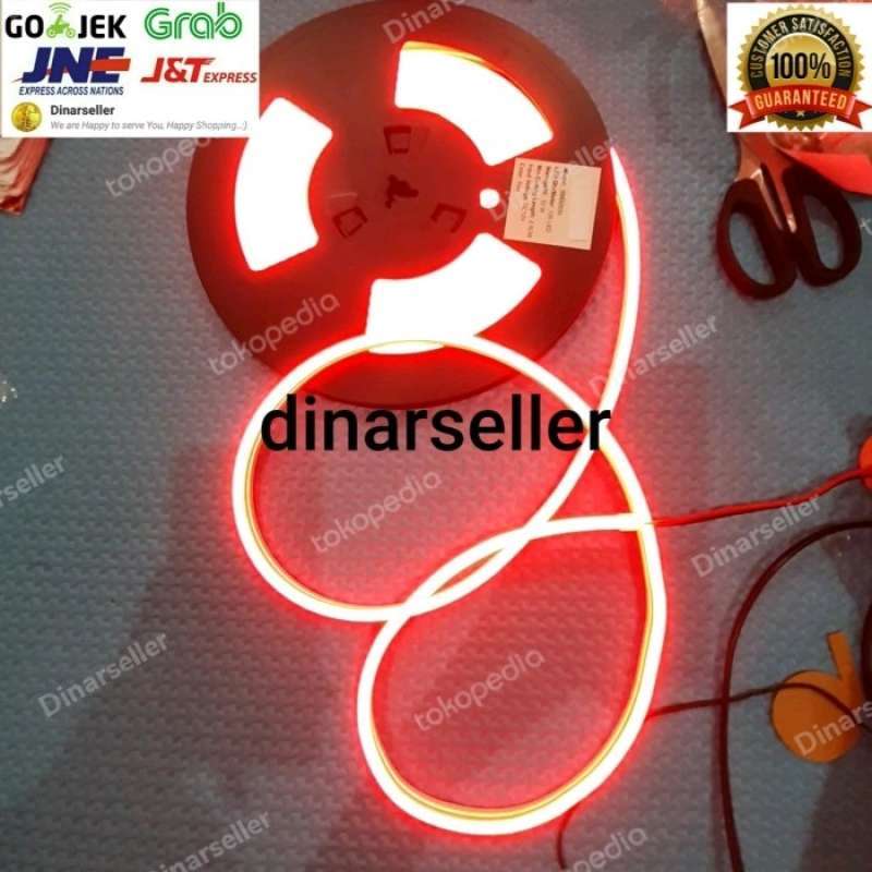 Promo LED NEON FLEX MERAH SELANG SUSU DC 12V 5 METER (sku:12490) Diskon ...