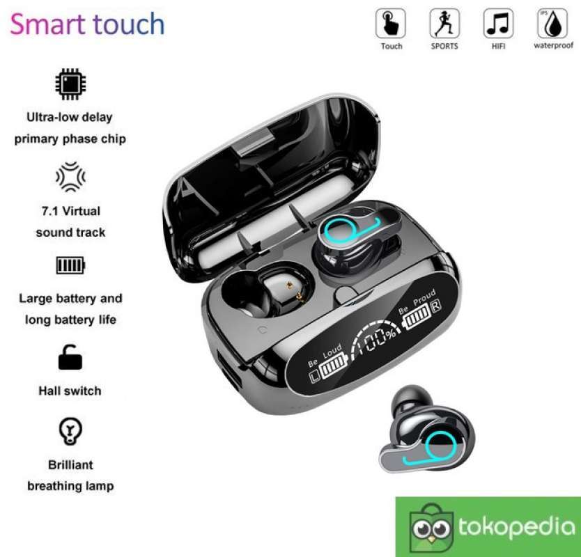 Promo Samsung A32 Headset Bluetooth Wireless With Powerbank & Type C ...