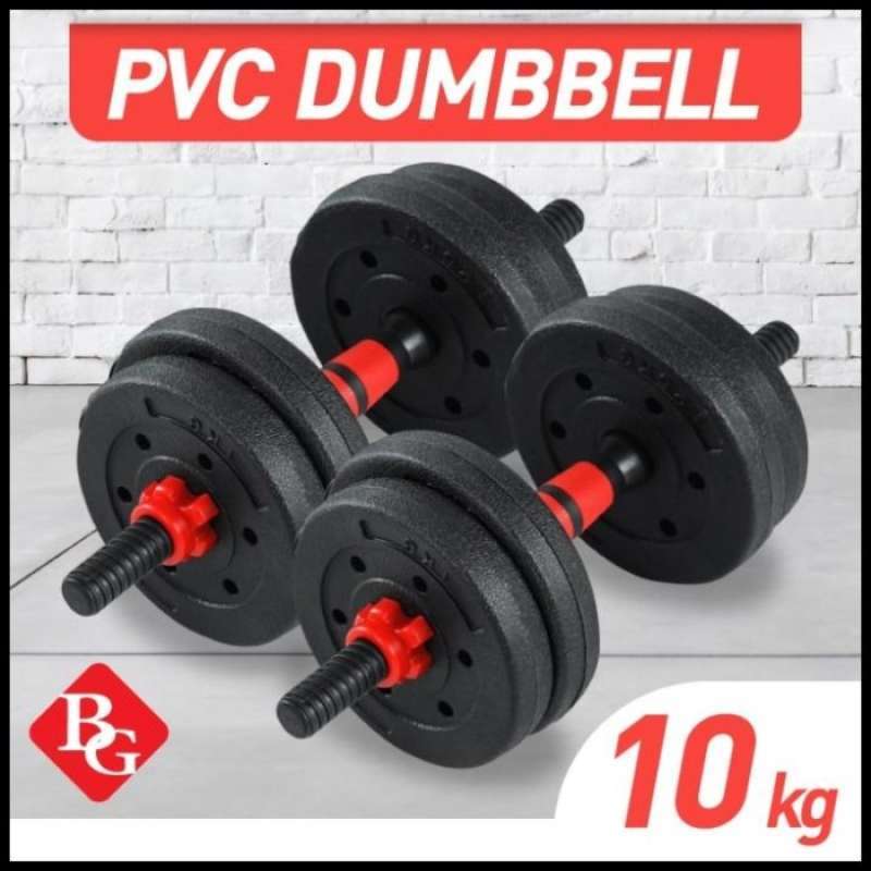 Jual New// Bg Dumbell Pvc 10 Kg / Alat Angkat Beban / Barbel Set - 10kg Di Seller Roemi Shop ...