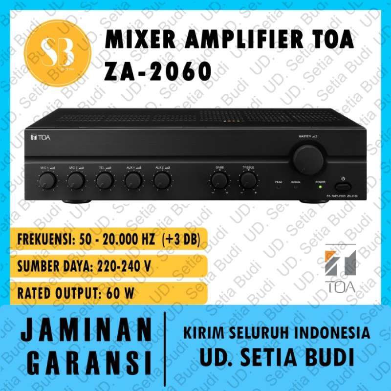 Jual TOA Mixer Amplifier ZA-2060 Asli dan Bergaransi di Seller Rosya ...