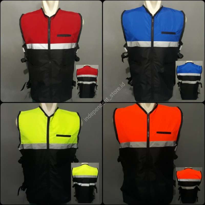 Promo Rompi Safety Vest Proyek Lapangan Diskon 33% di Seller KSM Store ...