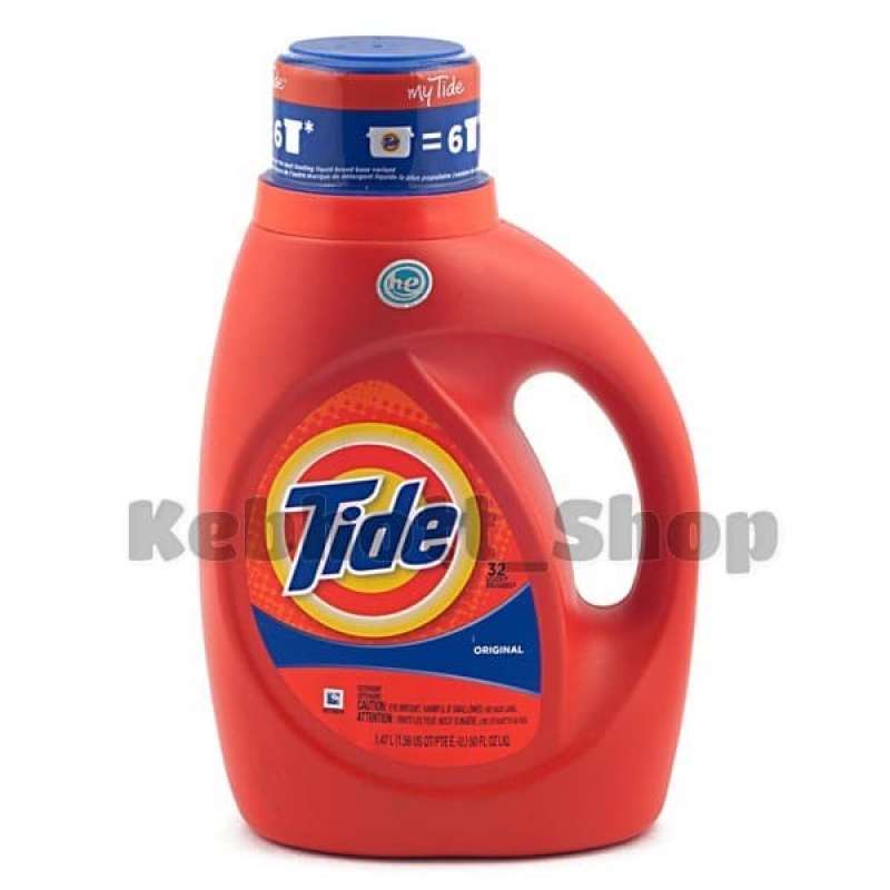 Jual Tide Original Scent He Turbo Clean Liquid Laundry Detergent 1.47l ...