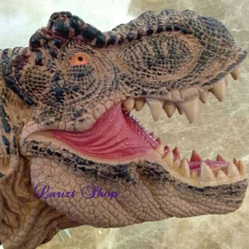 Jual Dinosaurus Tyrannosaurus Rex Head Kepala Dino T Rex Hand Puppet Di ...