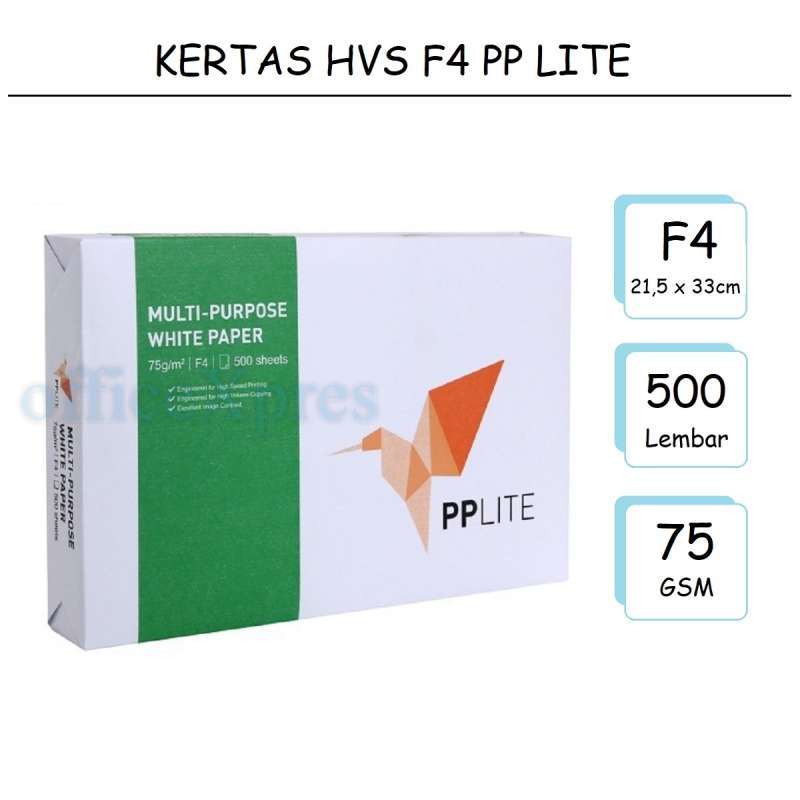 Jual Kertas HVS A4 , F4 75Gram / Kertas Print / Kertas Fotocopy / Print ...