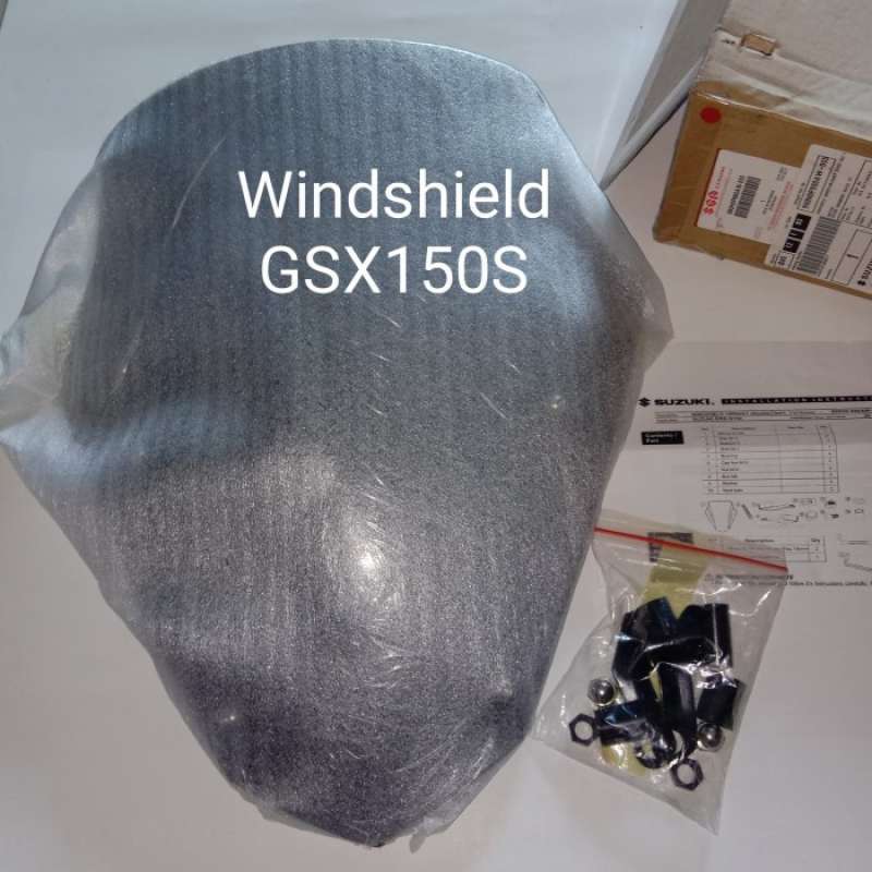 Promo Windshield Smoke+Bracket Gsx S150 Winshield Suzuki Gsx S150 ...