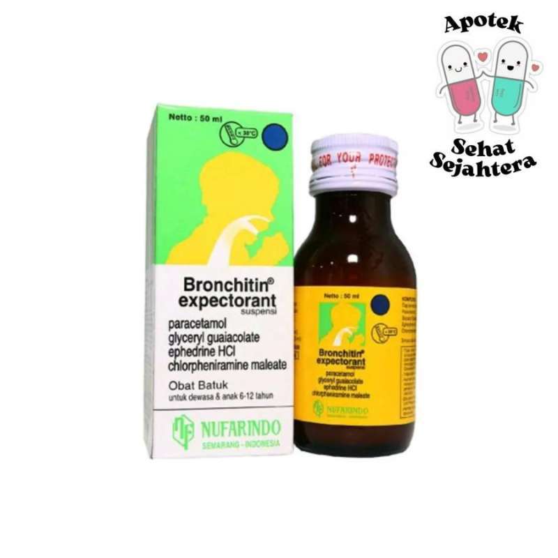 Jual OBAT BATUK ANAK BRONCHITIN EXPECTORANT SIRUP 60 ML di Seller ...