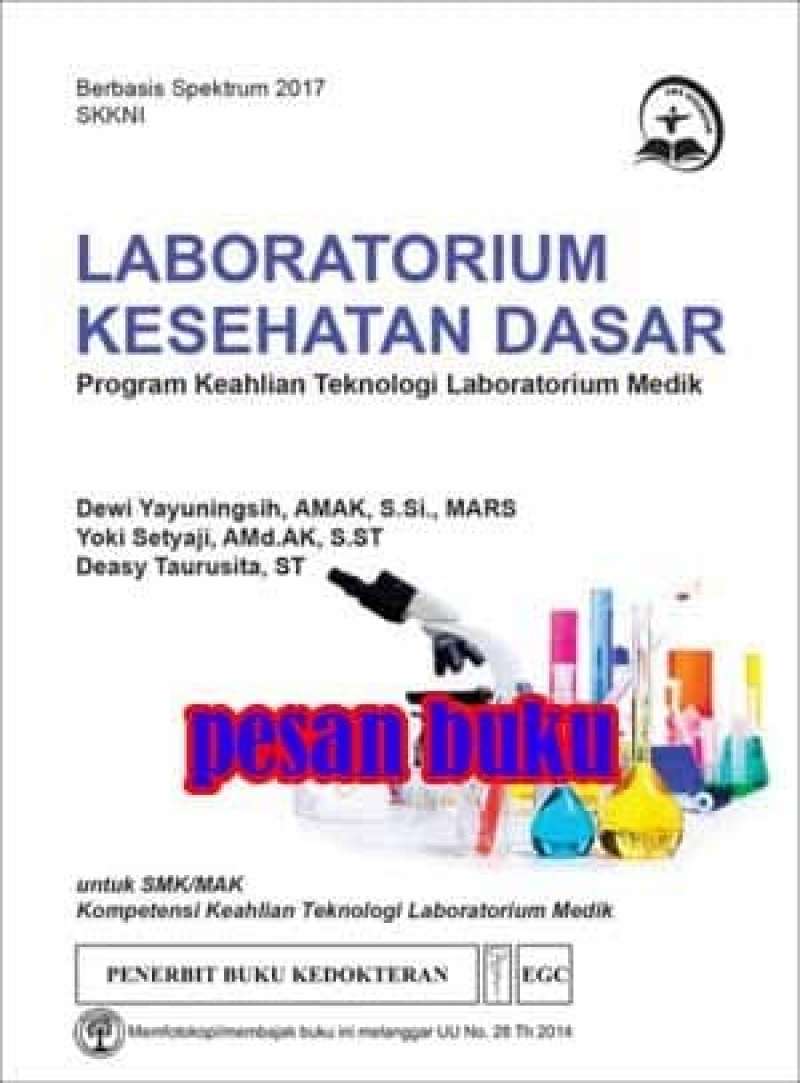 Promo Buku Laboratorium Kesehatan Dasar Program Keahlian Tlm Diskon 23% ...