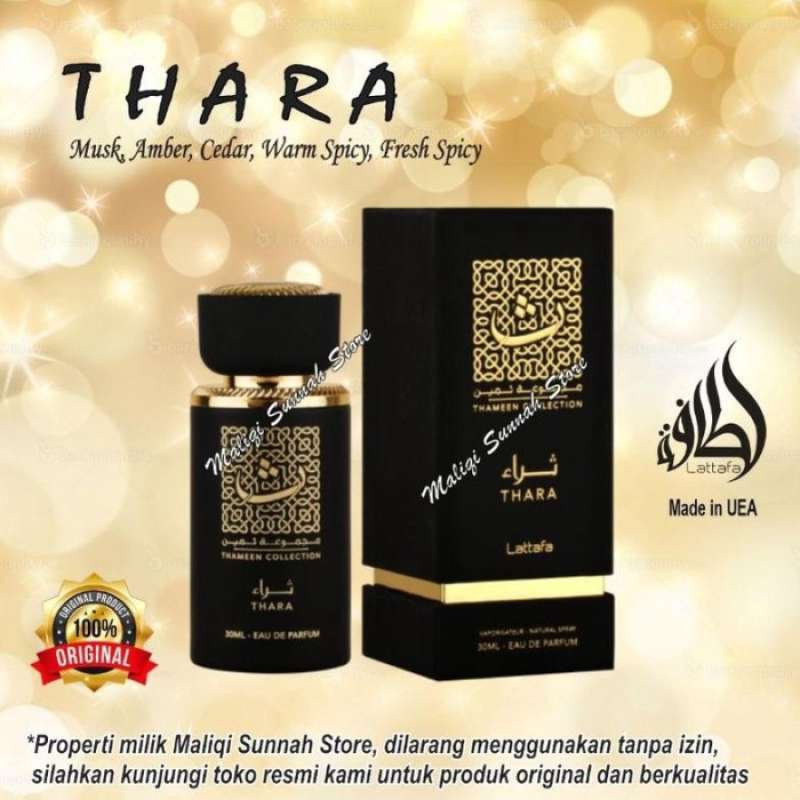 Promo THARA 30ml By Lattafa Eau De Parfum Original Diskon 23% di Seller Bento Store - Kalibata ...