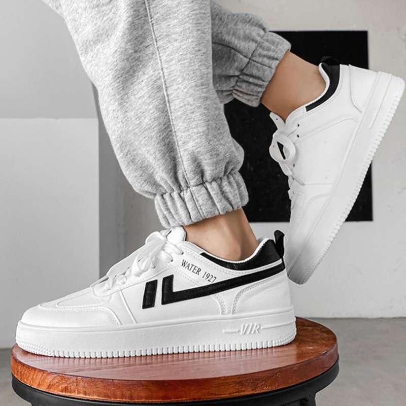 Promo Sepatu Sneakers Pria Original Warna Putih Sepatu Cowok Keren ...