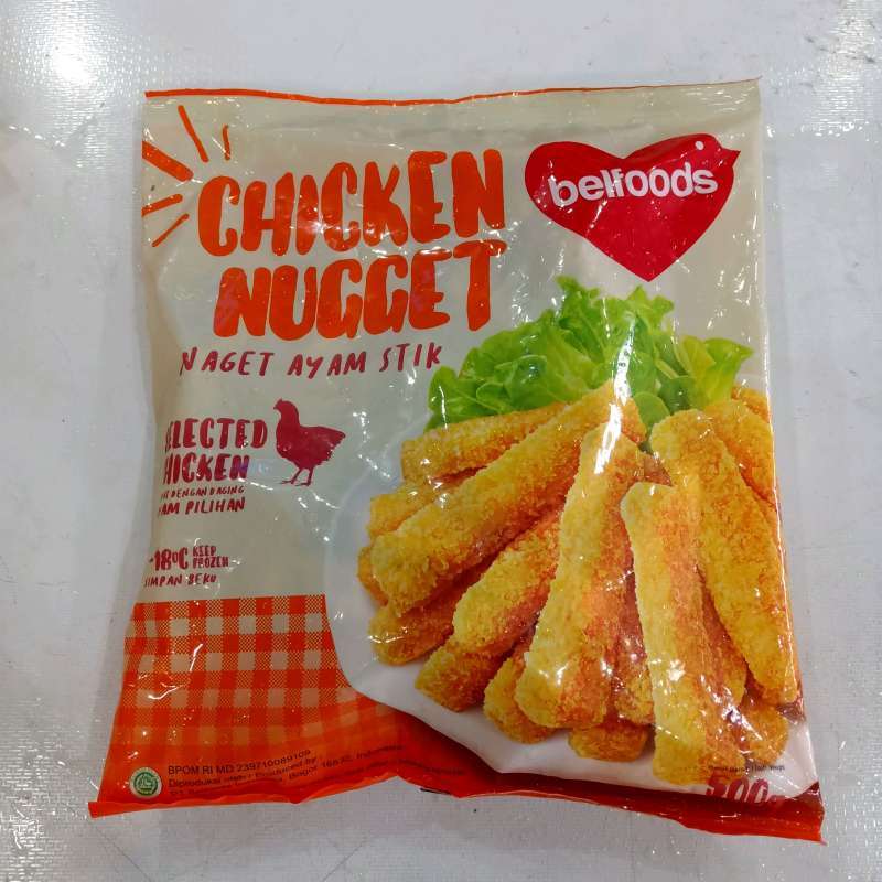 Jual Belfoods Chicken Nugget Stick 500 g di Seller INTIMAS FROZEN FOODS ...
