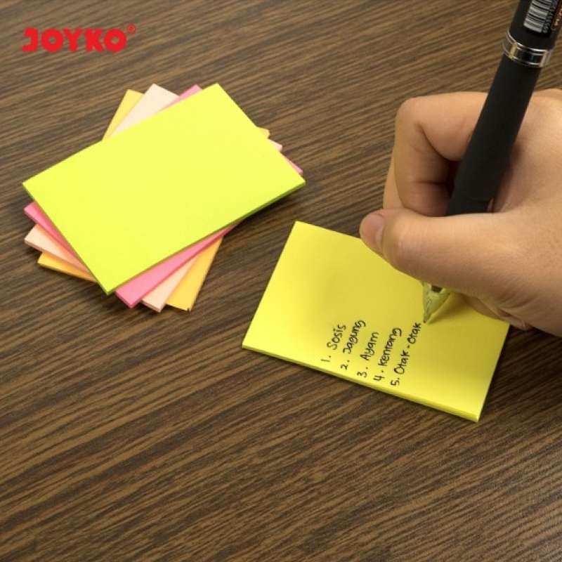 Promo Memo Sticky Note Kertas Tempel Mms-12 Joyko Alat Tulis ...