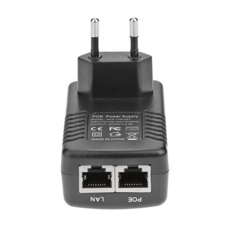 Jual Inotrix NPE2405 24V 0,5A 12W Adaptor POE Injector LAN RJ45 Power ...