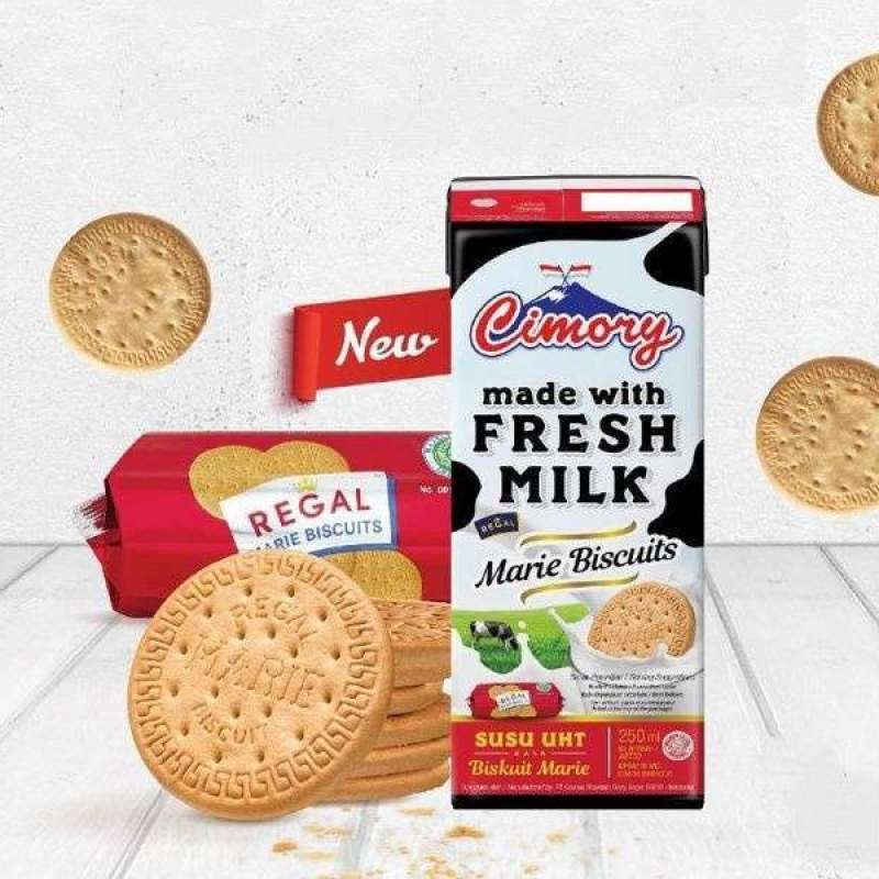 Jual Cimory Marie Regal Biscuits 250ml Susu UHT Rasa Biskuit Marie di ...