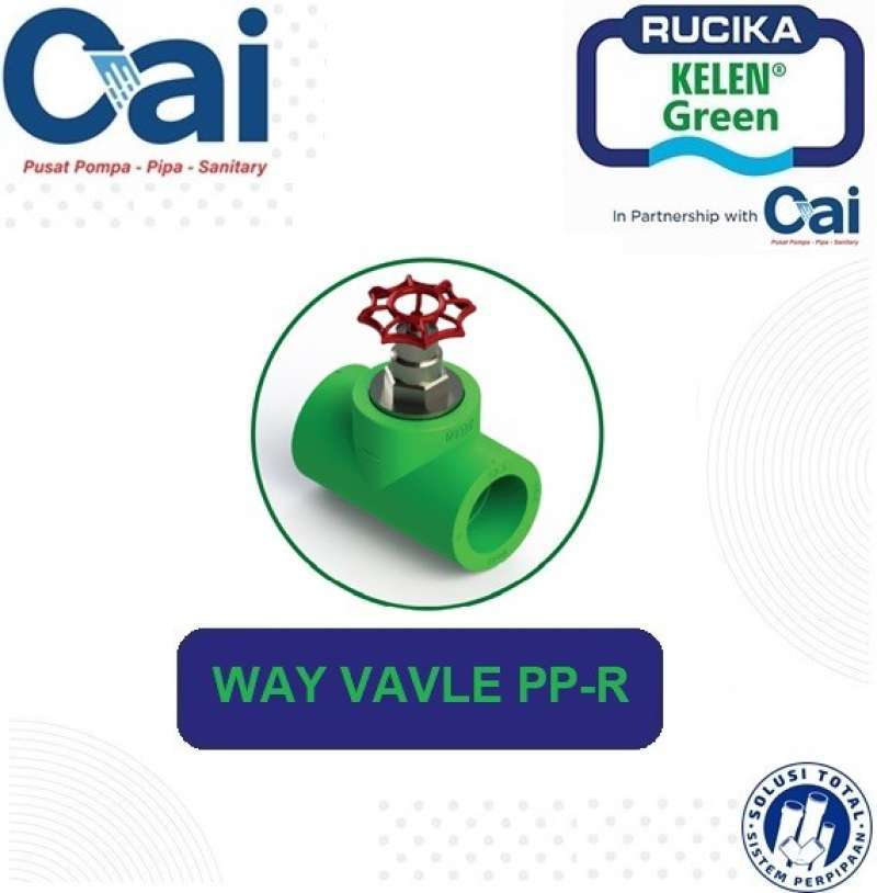 Promo Grosir - Fitting Pipa Ppr- Straight Valve - 3/4 Inch- Rucika ...