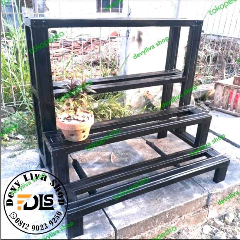 Promo Rak Tanaman Susun 4 Baja Ringan Kanal C Diskon 23% di Seller ...