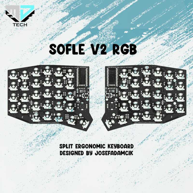 Promo PCB Sofle V2 RGB DIY Mechanical Split Keyboard Ergonomic Knob ... Promo PCB Sofle V2 RGB DIY Mechanical Split Keyboard Ergonomic Knob ...