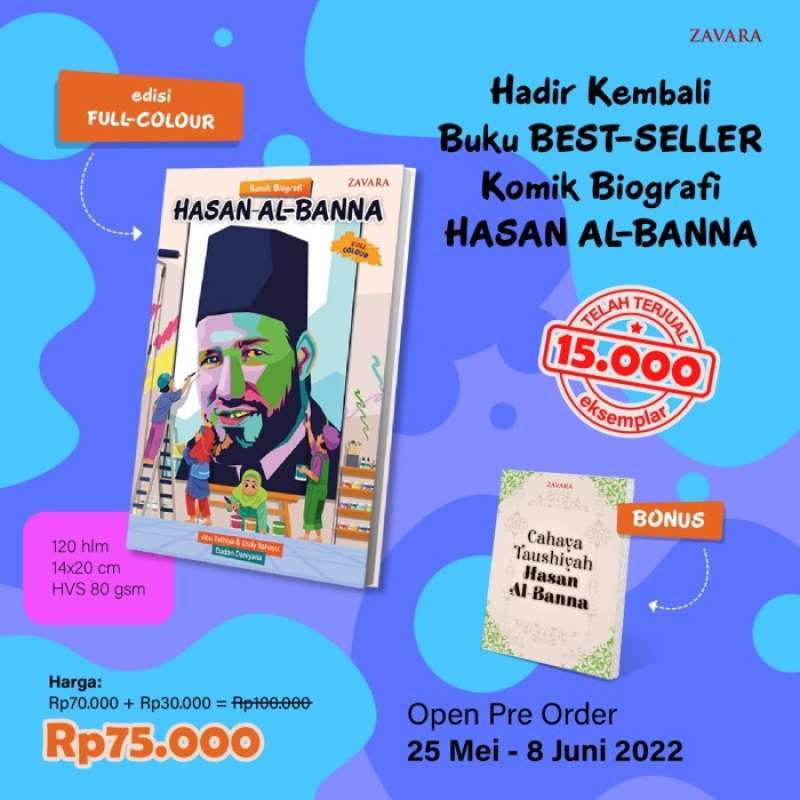 Promo Komik Biografi Hasan Al Banna Diskon 28% di Seller Pilihan Shop - Harapan Jaya, Kota ...