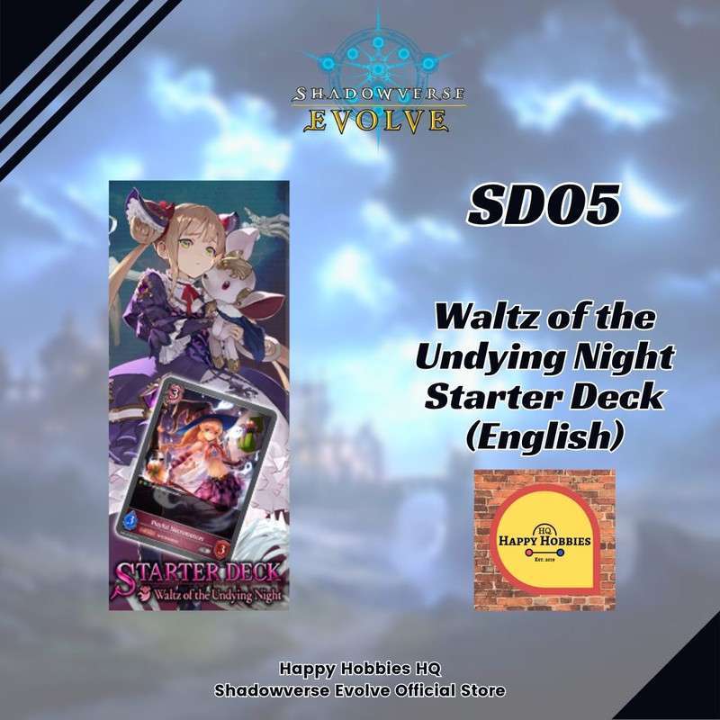 Jual Shadowverse Evolve Eng Starter Deck Waltz Of Undying Night ...