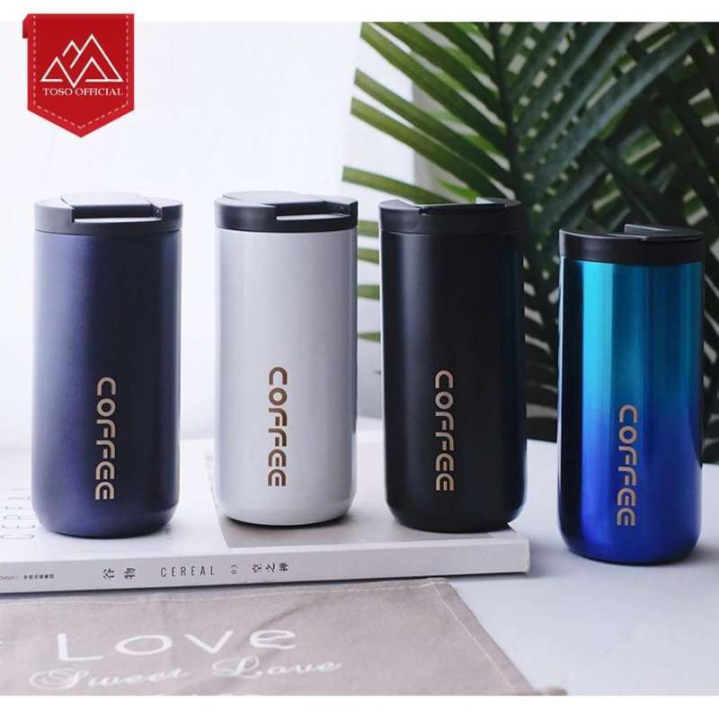 Promo BOTOL TUMBLER KOPI COFFEE CUP STAINLESS VACUUM INSULATED TERMOS ...