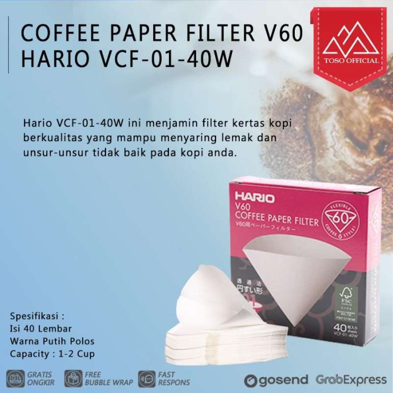 Jual Hario Filter Paper V60 Original Murah - Harga Diskon Juni 2024 ...