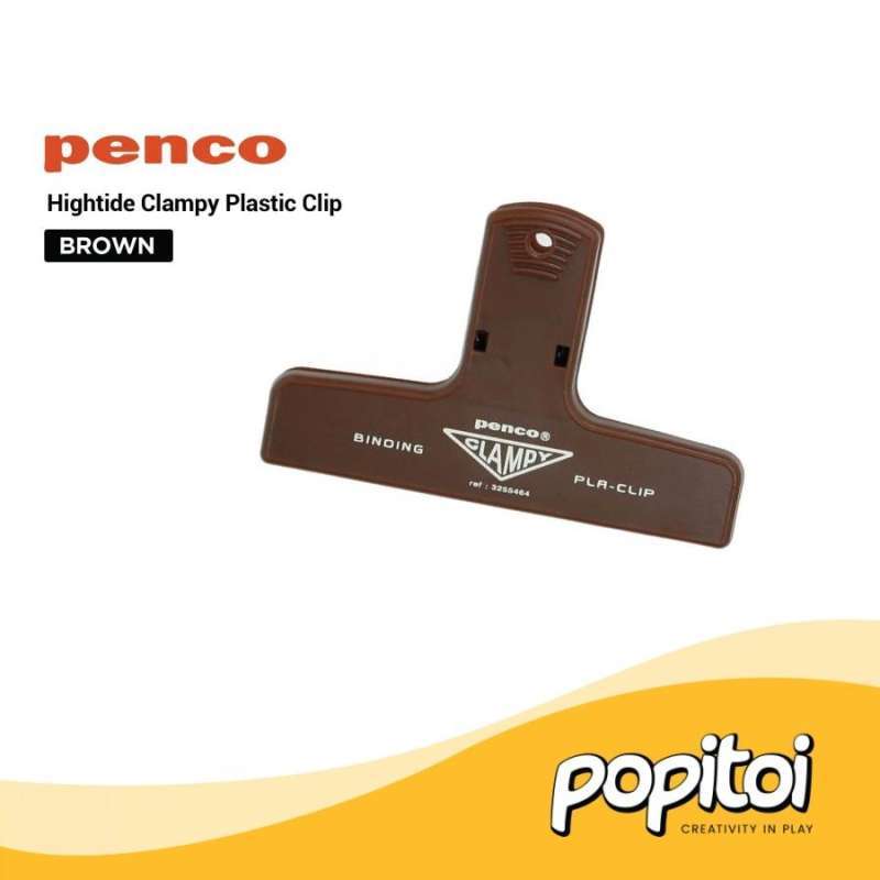 Jual Hightide Penco Clampy Plastic Clip - Brown Di Seller Popitoi Id ...