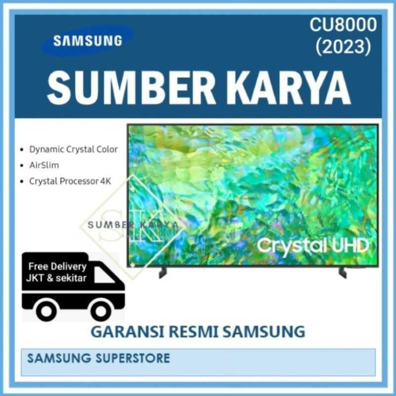Jual 55cu8000 Samsung (2023) Crystal Uhd Smart Led Tv 55 Inch 4k Ua55cu8000 Di Seller Sumber ...