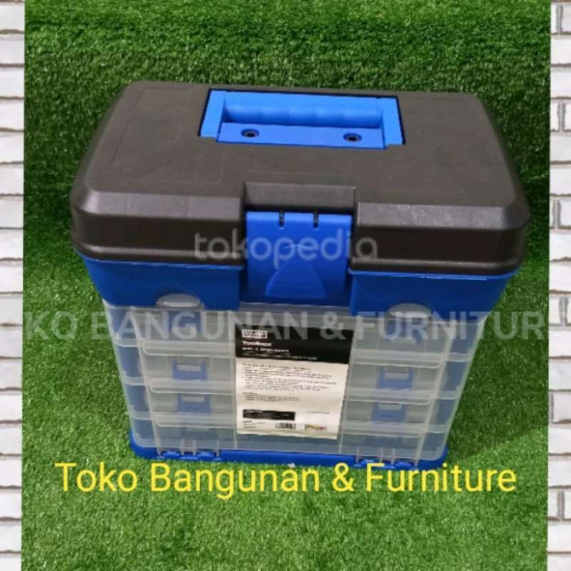 Promo TOOL BOX / KOTAK PERKAKAS KOMPARTEMEN /TOOL BOX TAMIYA Diskon 23% ...