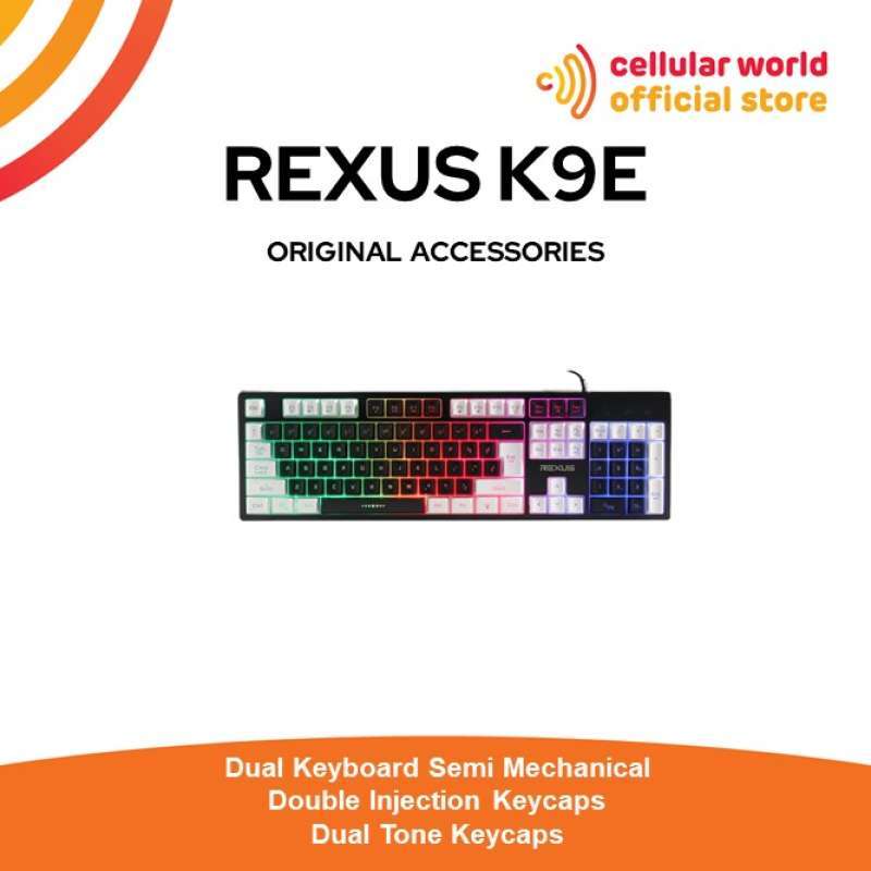 Jual Keyboard Gaming Rexus Battlefire K9E di Seller Cellular World ...
