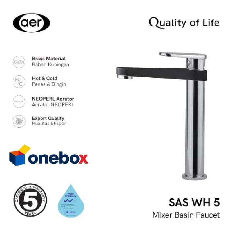 Promo Aer Kran Wastafel Air Panas Dingin - Keran / Mixer Faucet Sas Wh5 ...