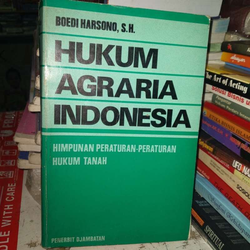 Promo Hukum Agraria Indonesia.boedi Harsono Sh.buku Original Diskon 23% ...