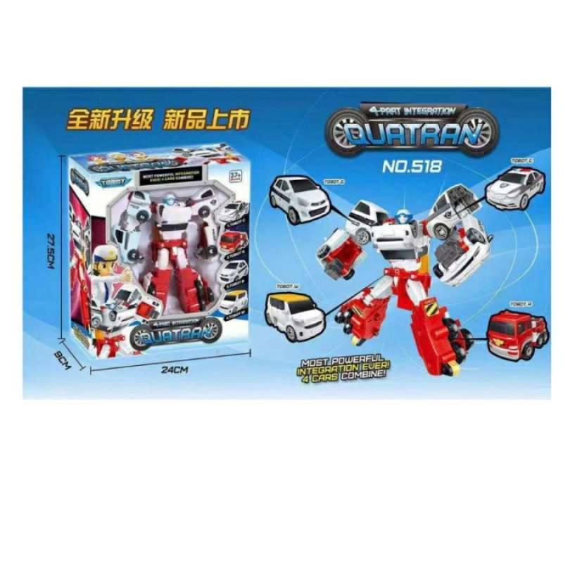 Promo Mainan Tobot Quatran / Transfomer Mobil / Robot Transformers ...