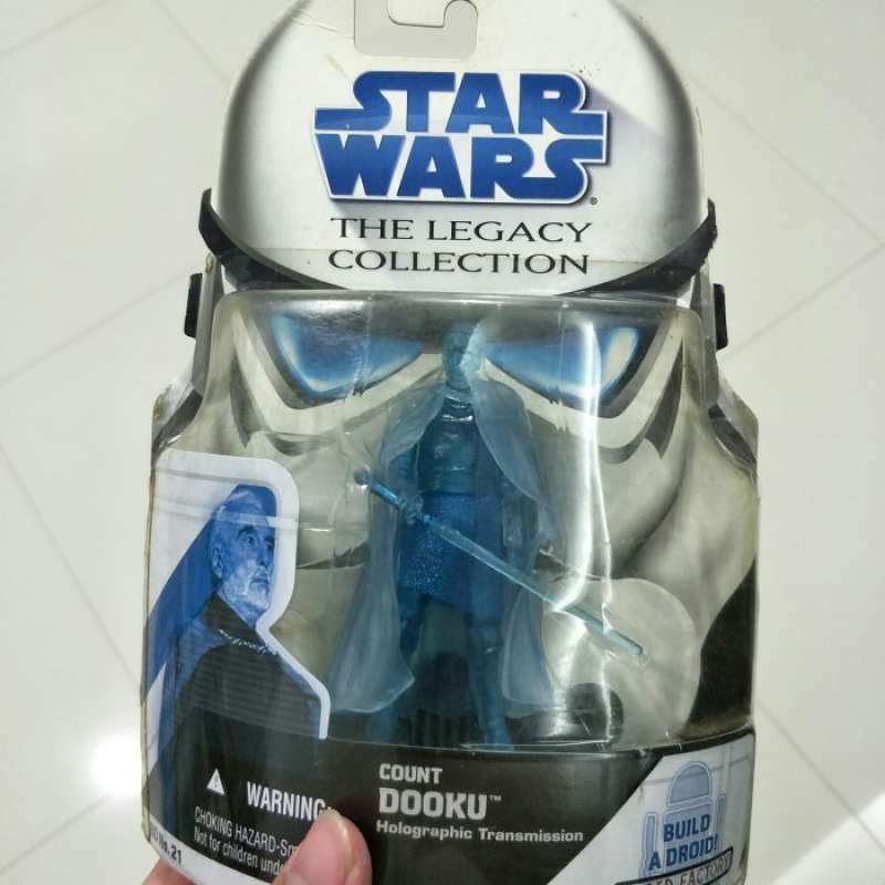 Promo Hasbro Star Wars Legacy Count Dooku Hologram Holographic Diskon ...