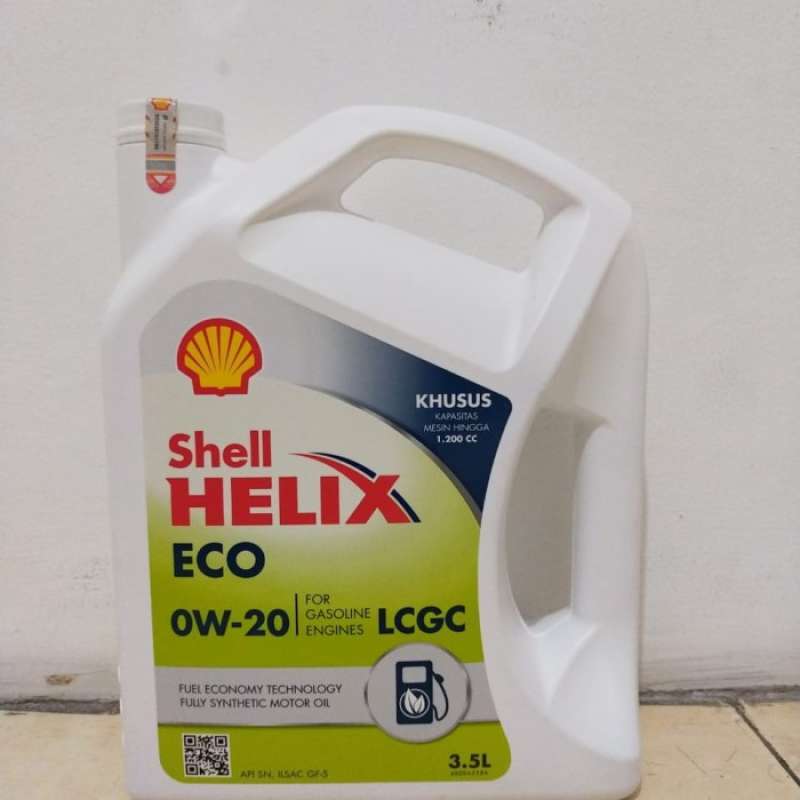 Promo Oli Shell Helix Eco Dengan Sae 0W-20 , Dengan Kemasan Galonan Isi ...