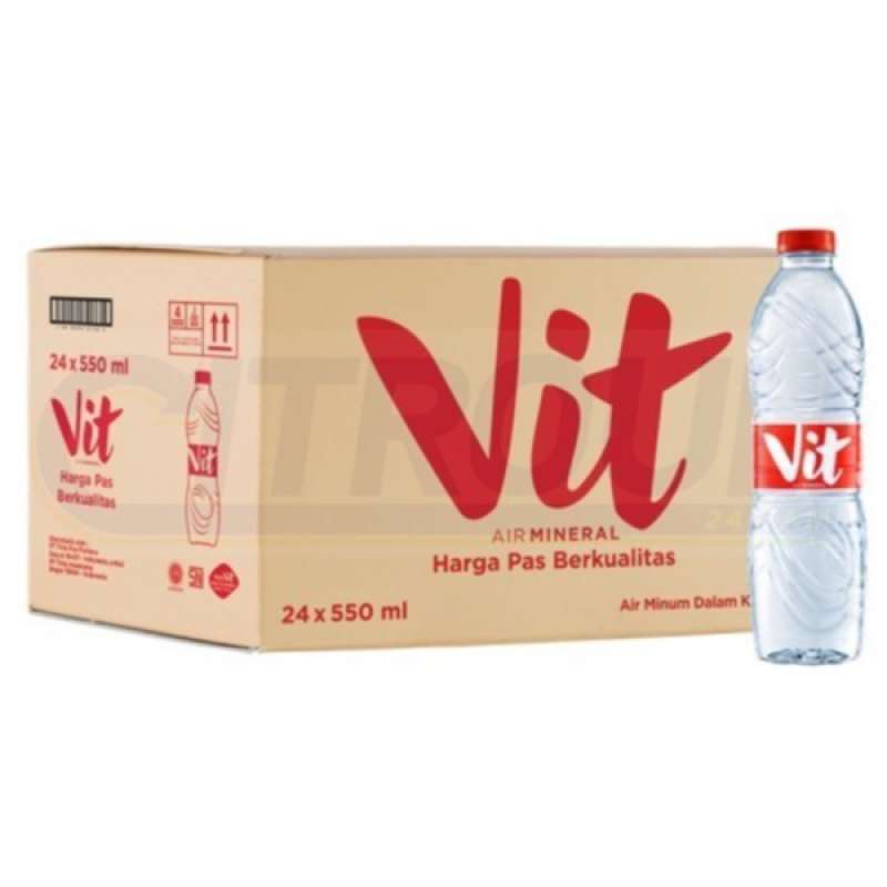 Jual Vit Air Mineral Karton 24x550ml Di Seller Frozen Food Mama Eping ...