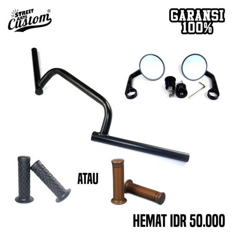 Promo Yamaha Xsr 155 Paket Stang Cafe Racer Clubman Dengan Spion Bar ...