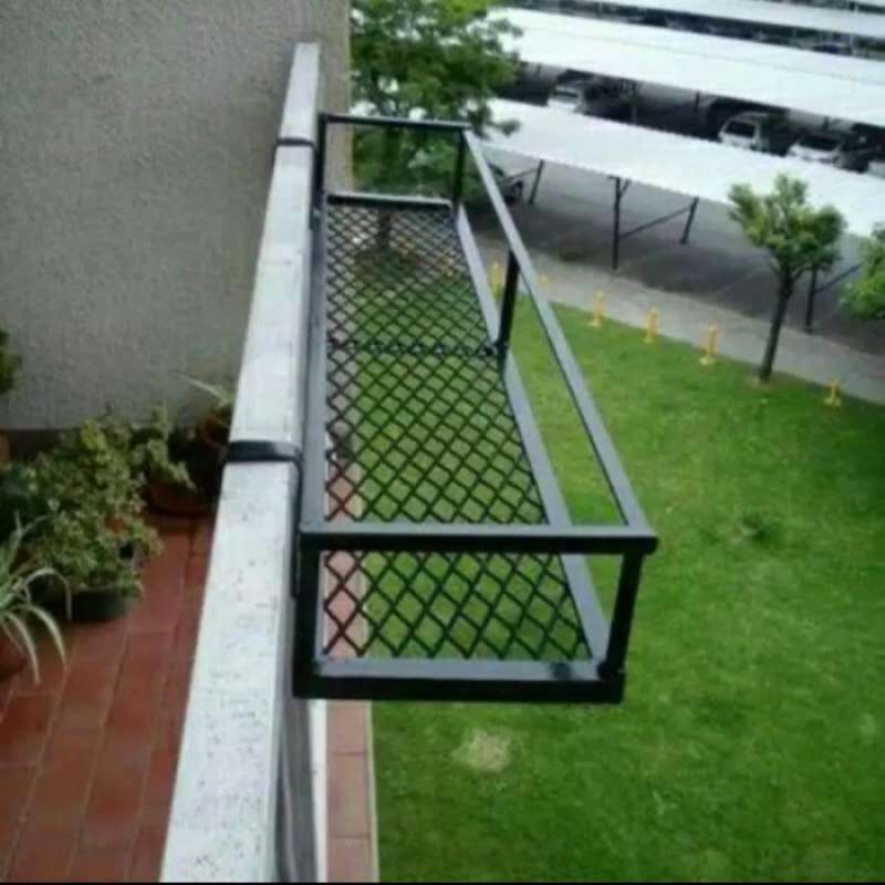 Promo Rgtg01 / Rak Besi Gantungan Pot Bunga Balkon - Panjang 50 Cm ...