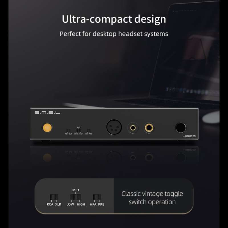 Jual SMSL H300 / H 300 New Design Headphone Amplifier Original di ...