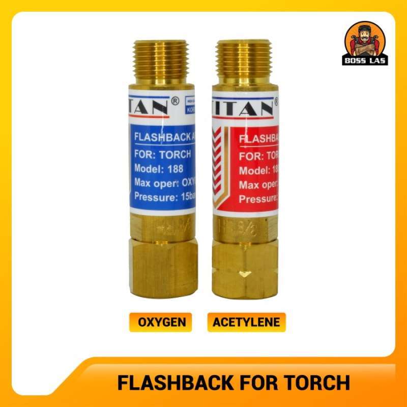 Promo Flashback Flash Back Arrestor Torch Gagang Blender Las OXY/LPG ...