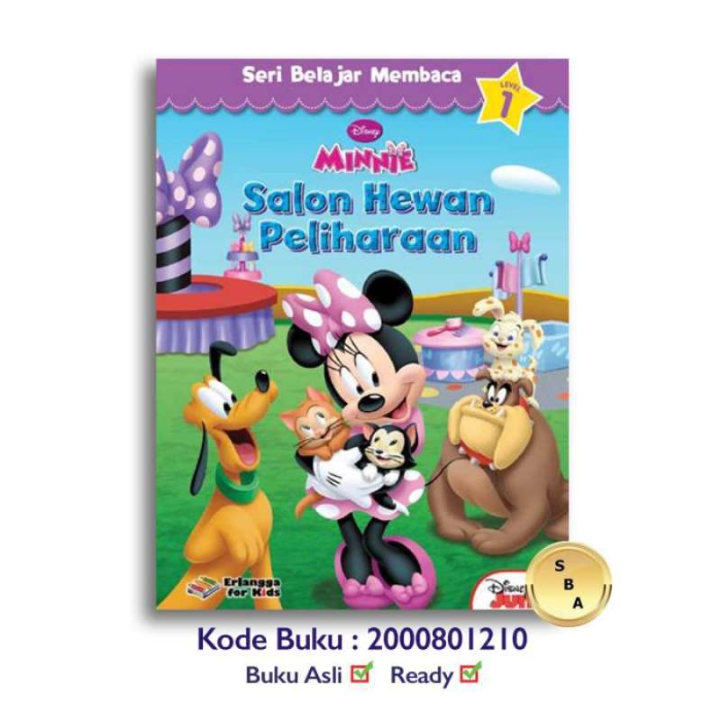 Jual Buku Minnie Mouse Cerita Anak Belajar Membaca Erlangga - Salon ...